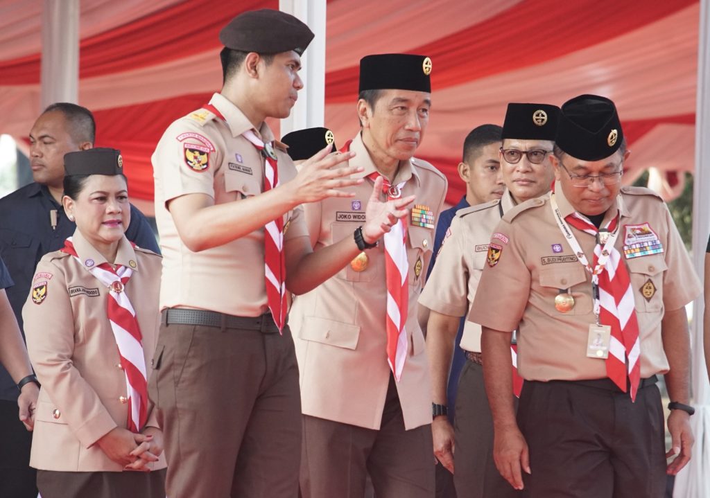 Kunjungan Presiden Ir. H. Joko Widodo ke Raimuna Nasional XII Tahun ...